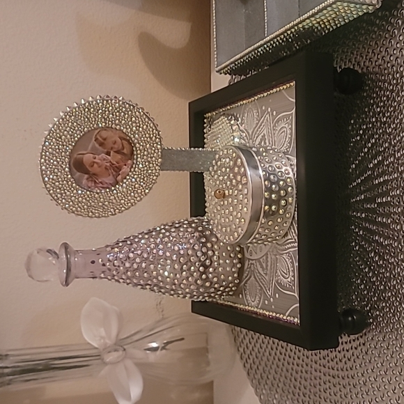 Hand Crafted | Bath | Boho Silver And Black Vanity Tray | Poshmark